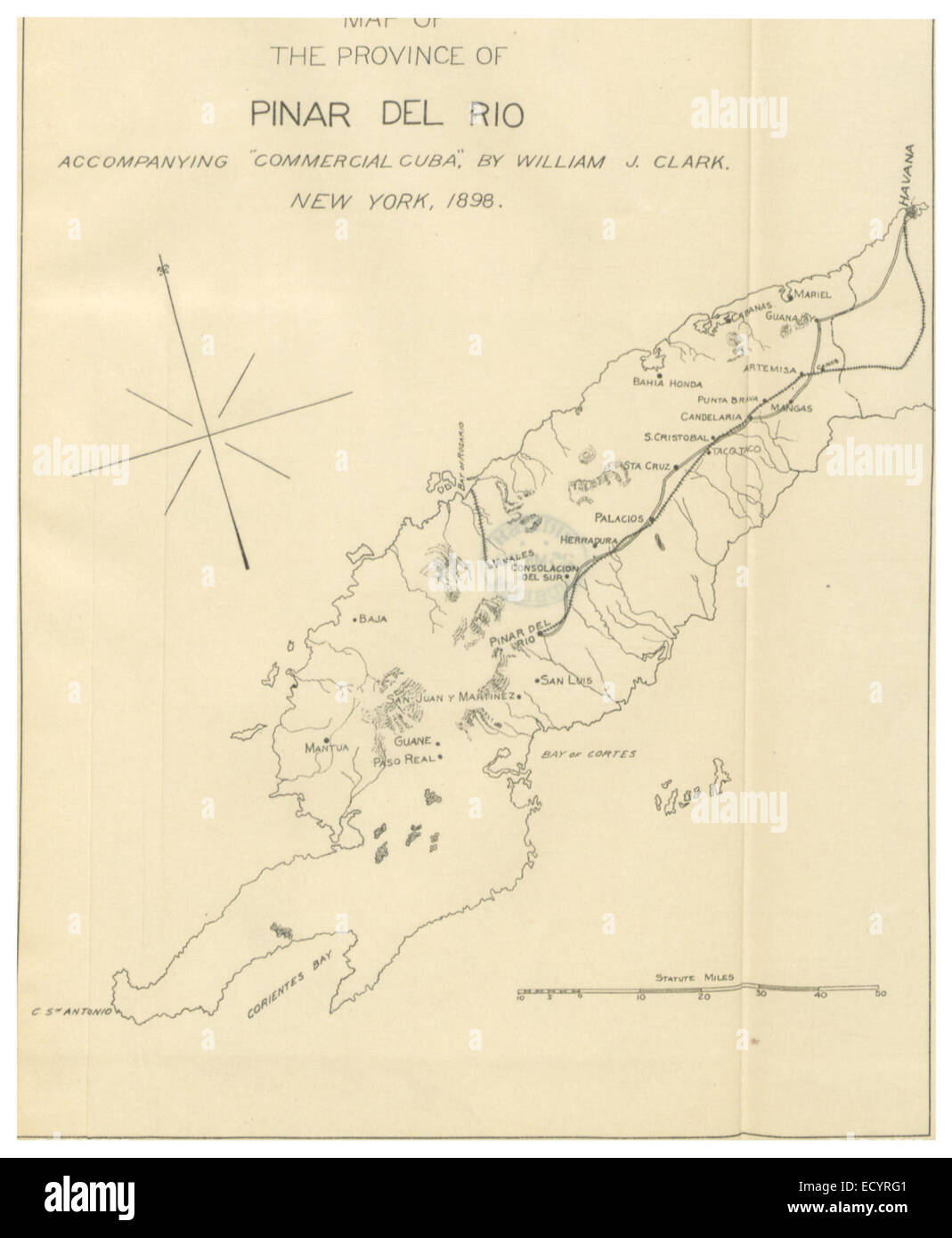 Pinar del rio cuba map hi-res stock photography and images - Alamy