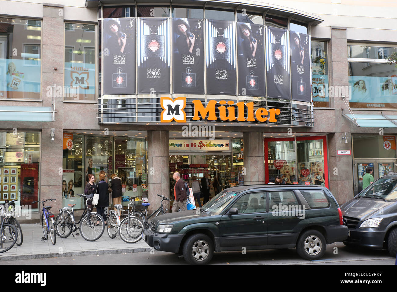 Munich Muller department store exterior Stock Photo - Alamy