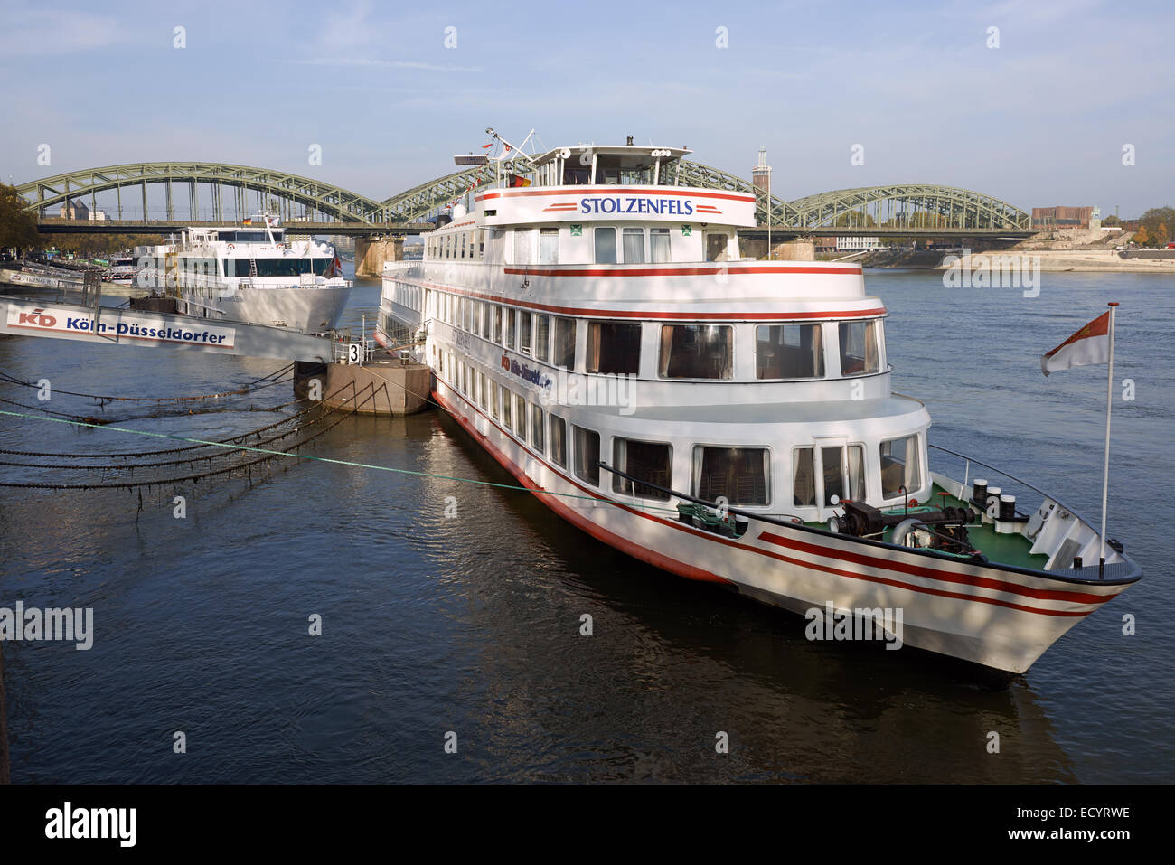 KD Stolzenfels Rhine cruiser, Cologne Germany Stock Photo - Alamy
