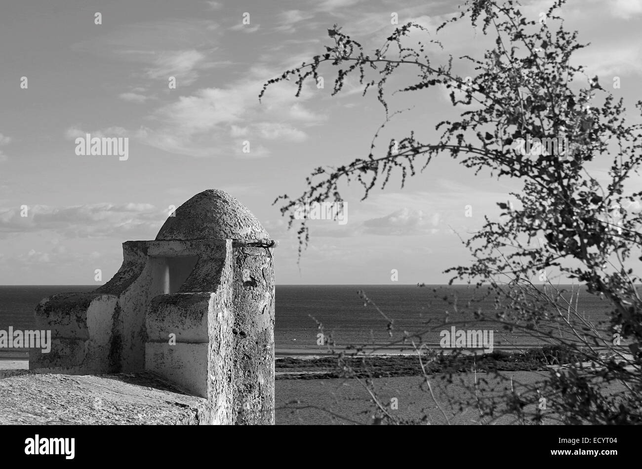 Sea and fortress Black and White Stock Photos & Images - Alamy
