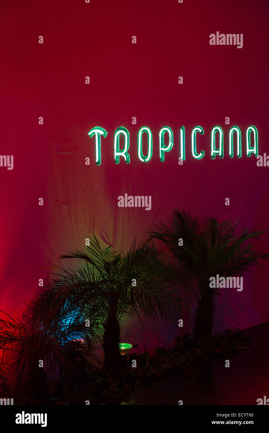 Tropicana neon sign hi-res stock photography and images - Alamy