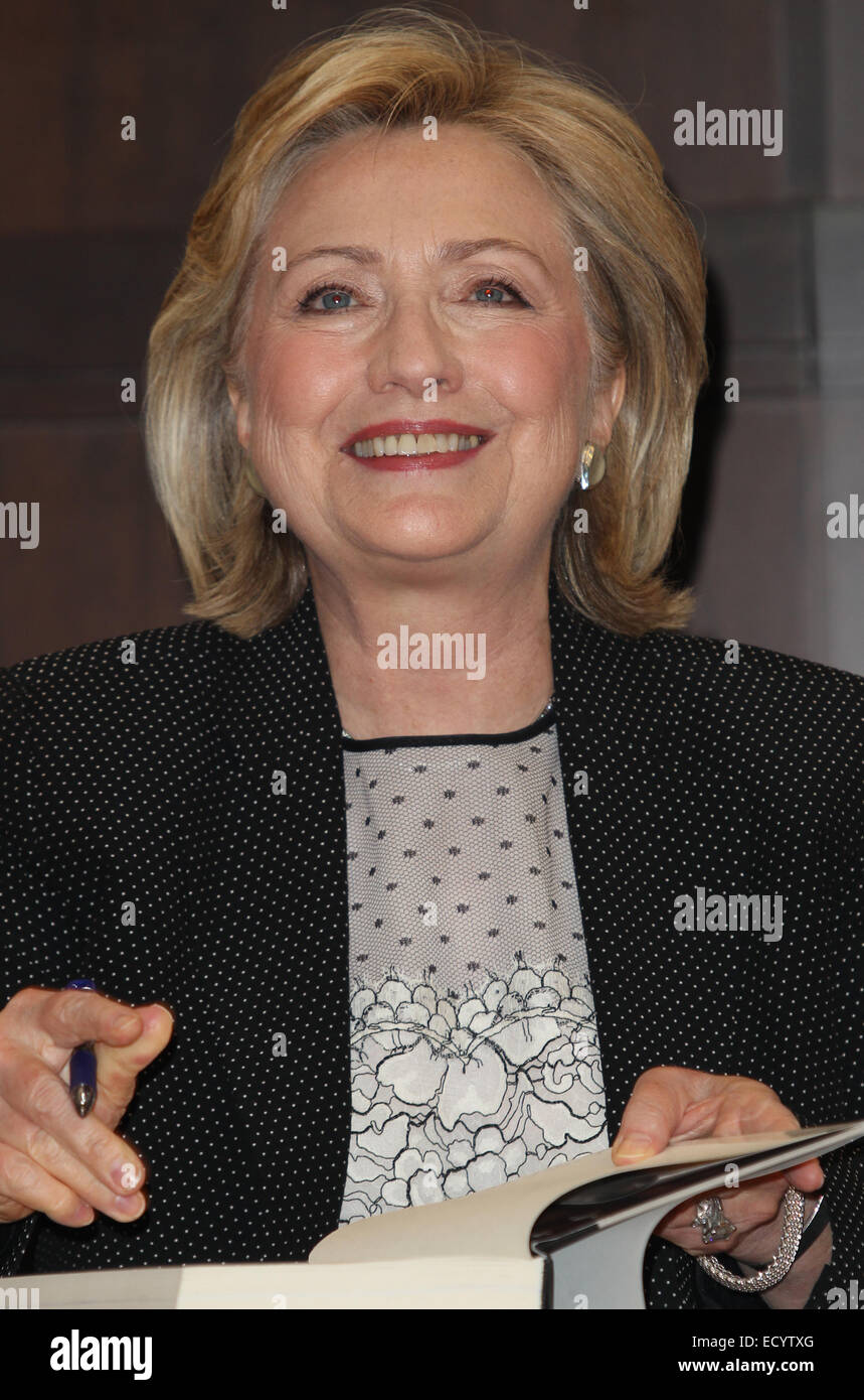 Hillary Rodham Clinton Signing For Her New Book Hard Choices Featuring Hillary Rodham Clinton