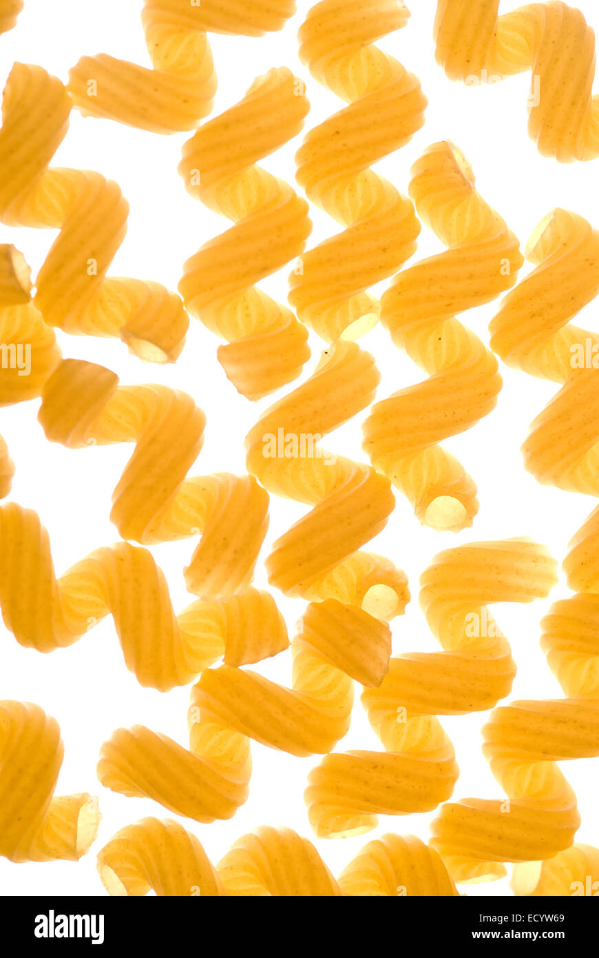 Pasta Shells on a Simple Bright White Background Stock Photo - Alamy