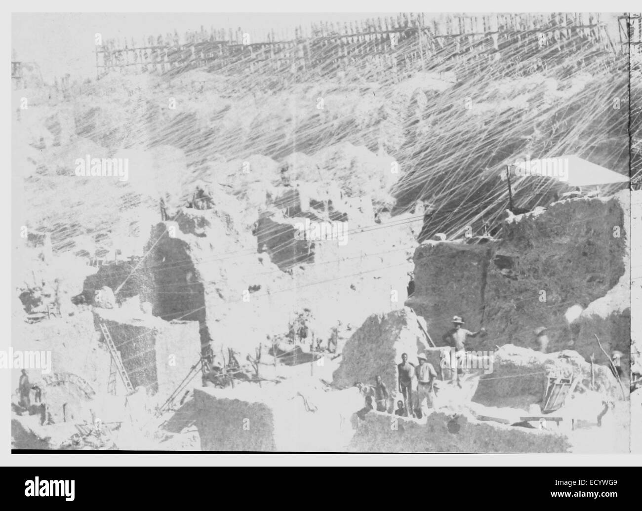 A 1873 panoramic view of Colesberg Kopje, a prominent landmark in South ...