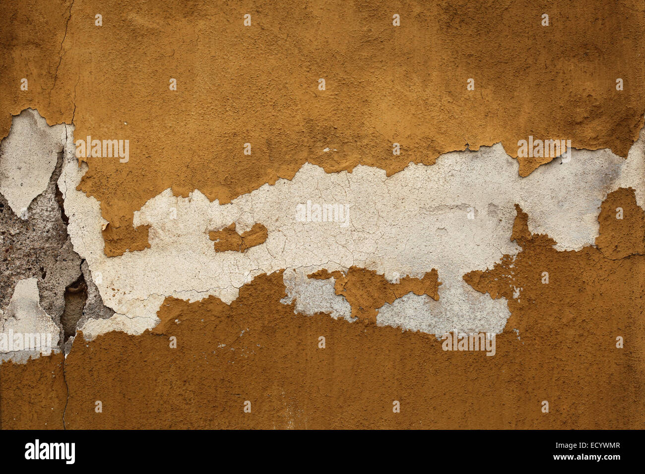 Old wall with cracked plaster. Background texture Stock Photo - Alamy