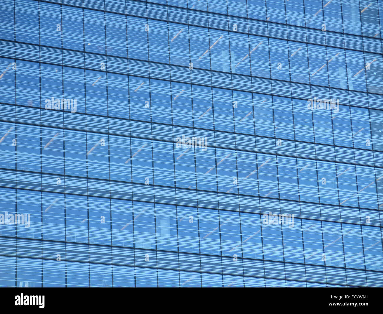 Background office building with blue crystals Stock Photo - Alamy