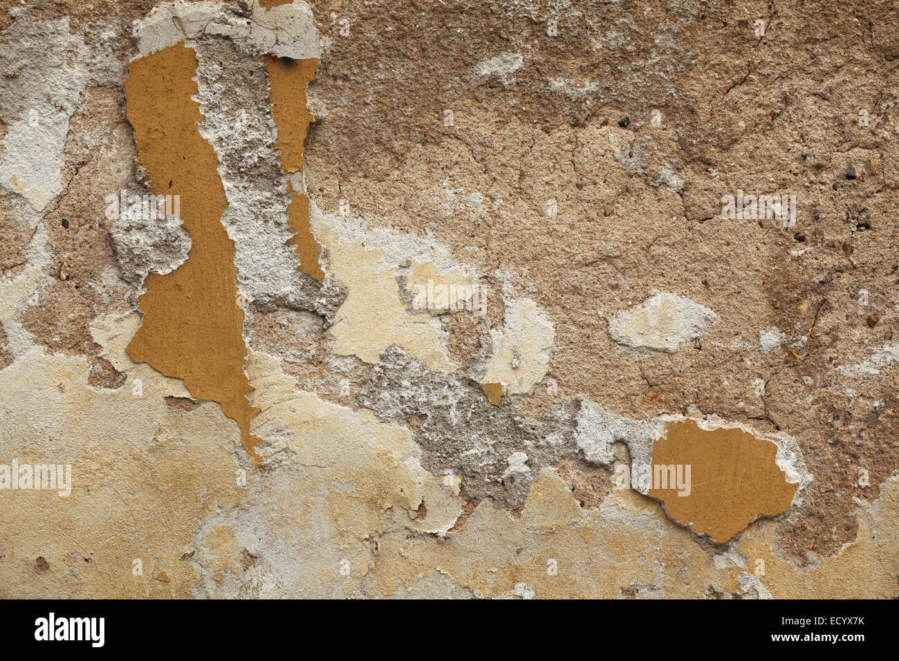 Old wall with cracked plaster. Background texture Stock Photo - Alamy