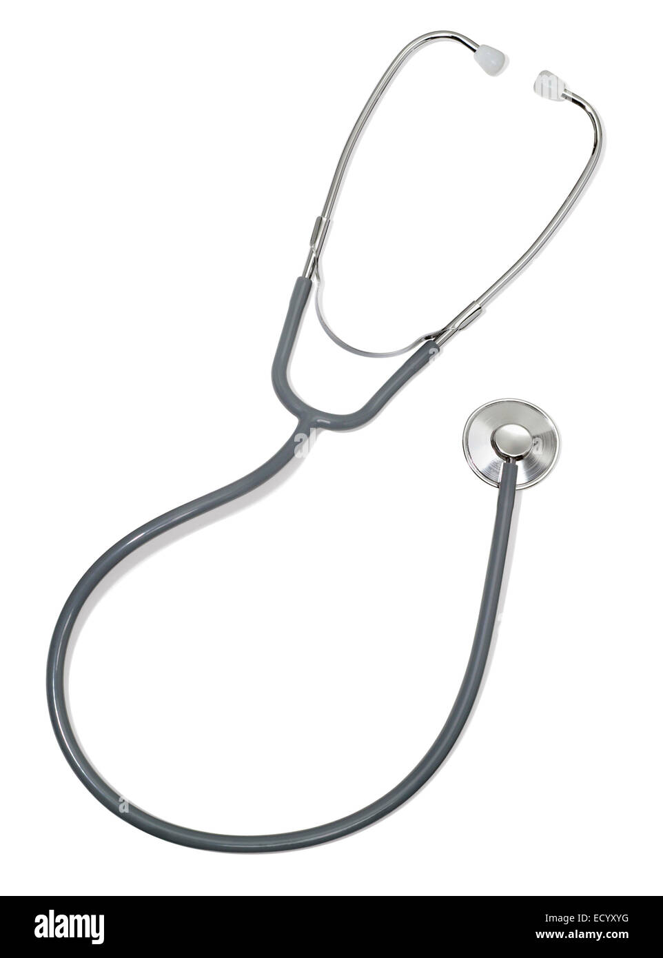 Stethoscope medical equipment grey Cut Out Stock Images & Pictures - Alamy