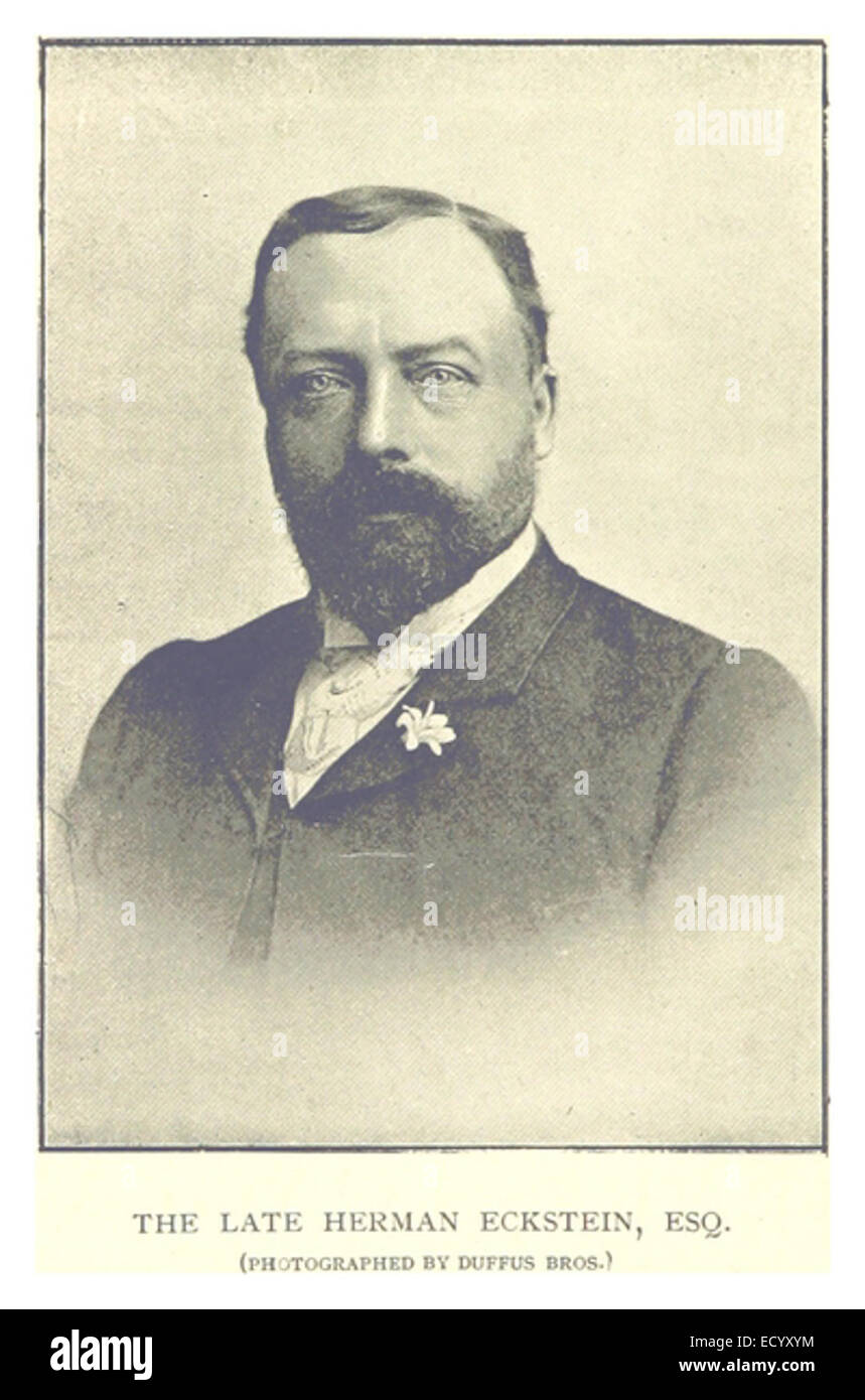 Hermann Eckstein, an influential figure in 19th-century society, is ...