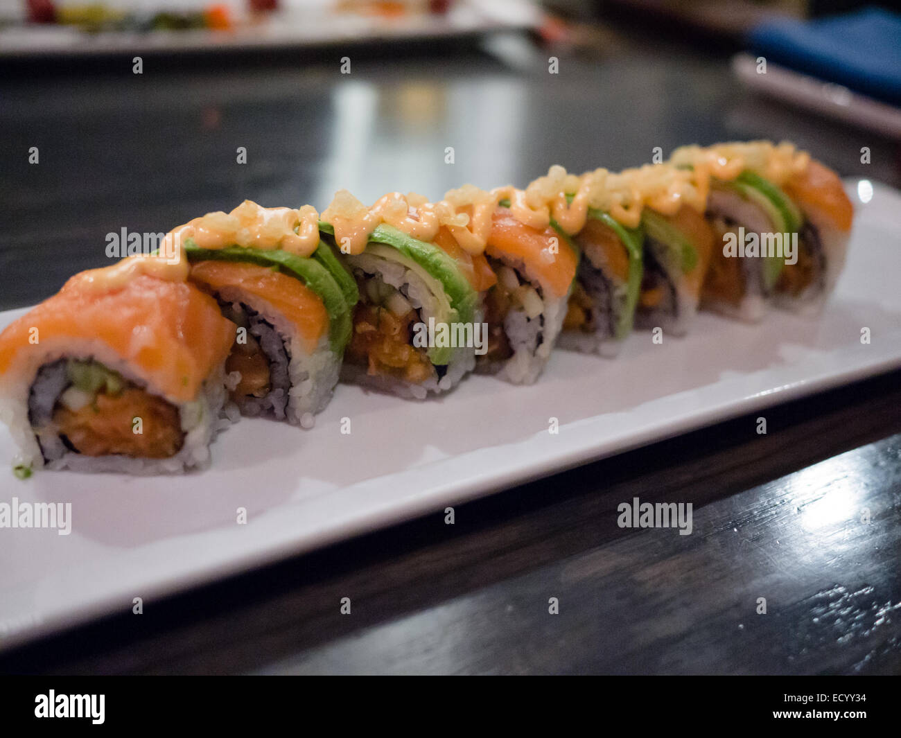 Japanese Sushi roll Stock Photo - Alamy