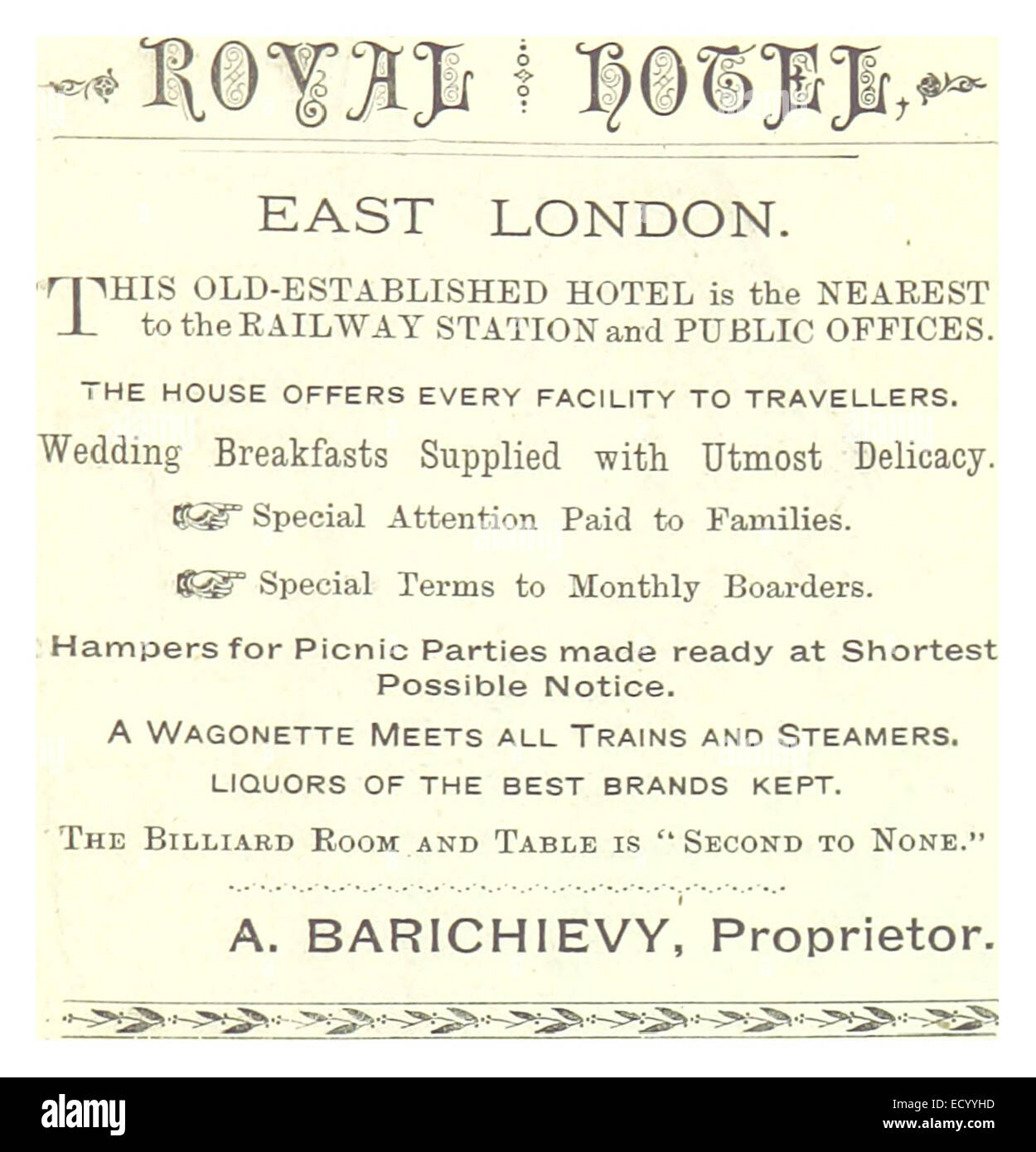 This 1893 advertisement from EL provides a glimpse into the marketing ...