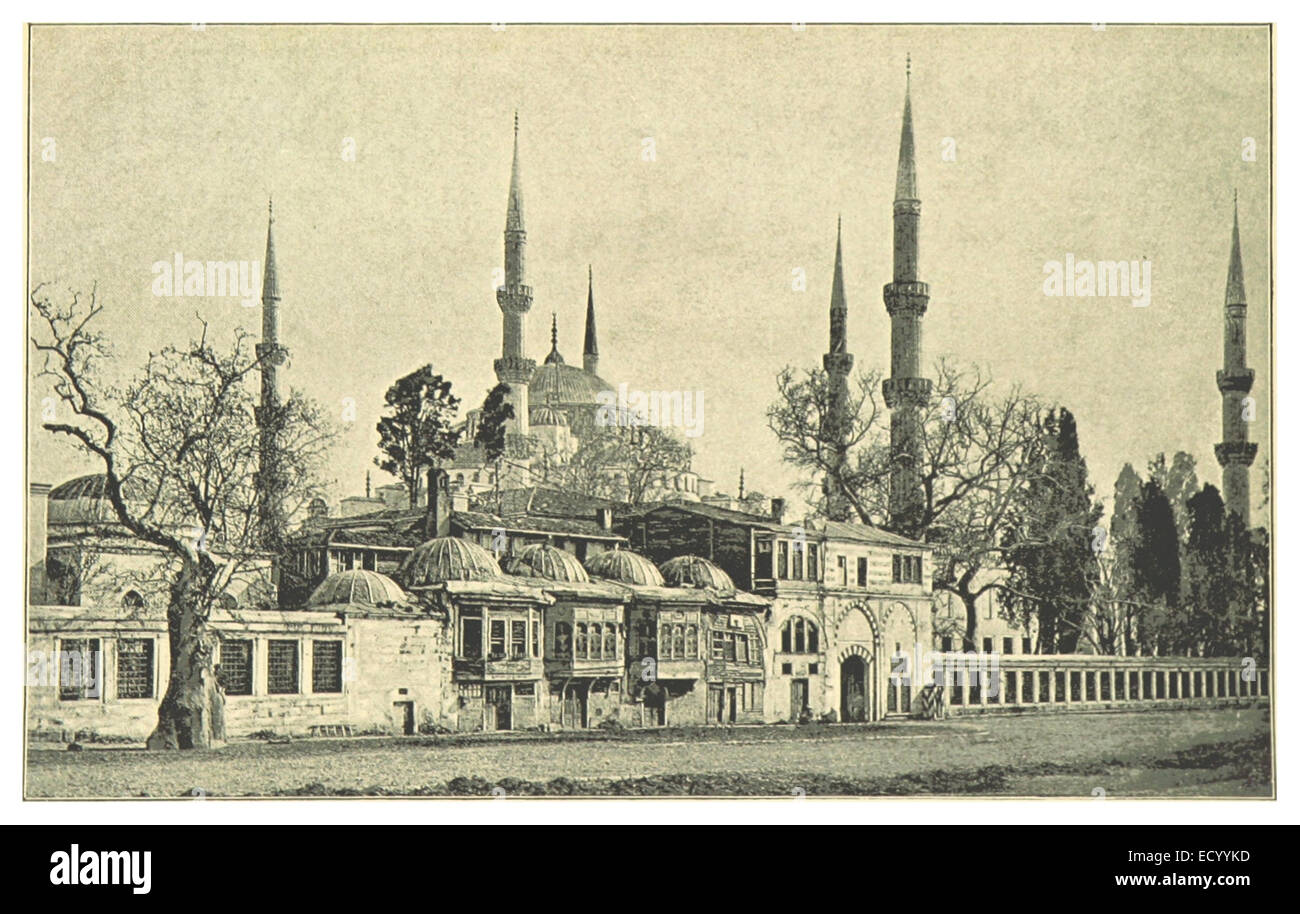 This 1893 illustration by Elliot depicts the Mosque of Ahmed ...
