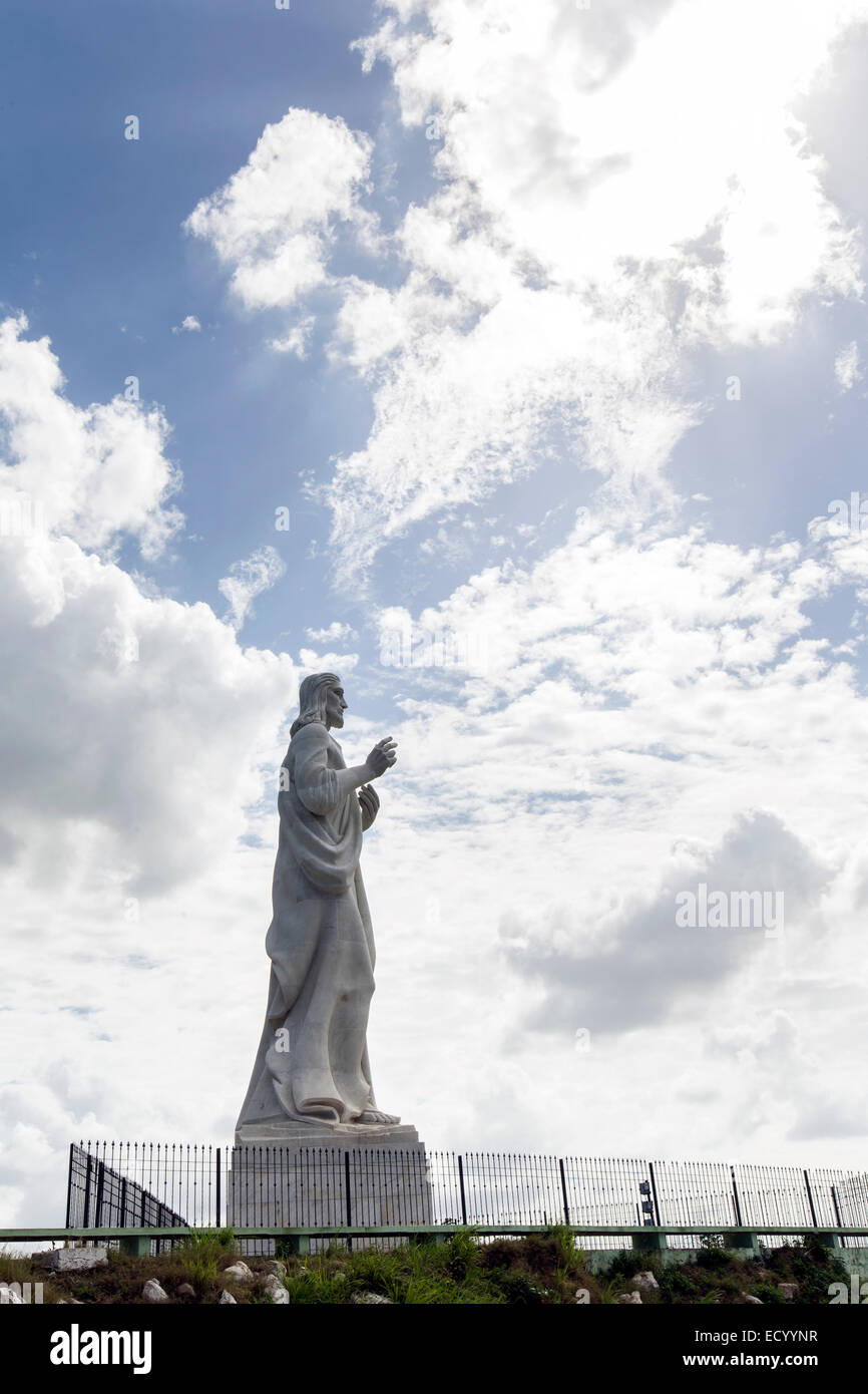 Jesus Christ statue in Havana, Cuba Stock Photo - Alamy
