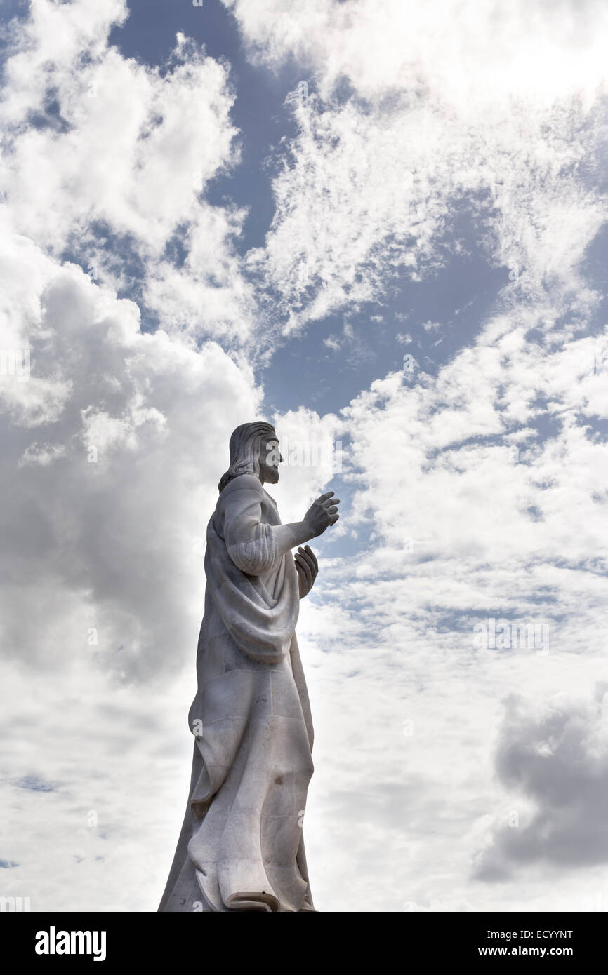 Jesus Christ statue in Havana, Cuba Stock Photo - Alamy