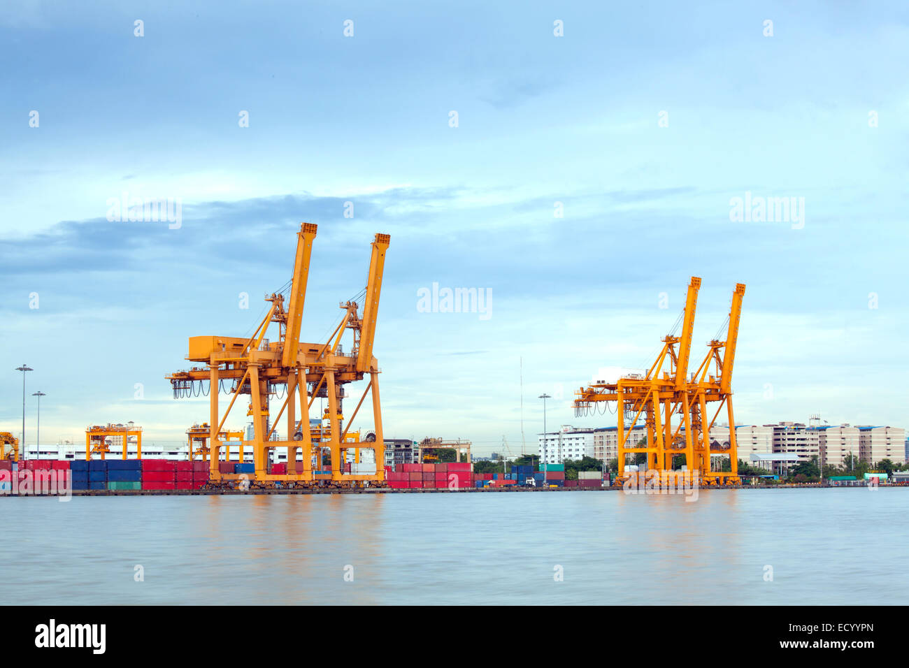 Bangkok Port Terminal for shipping and logistic Stock Photo - Alamy