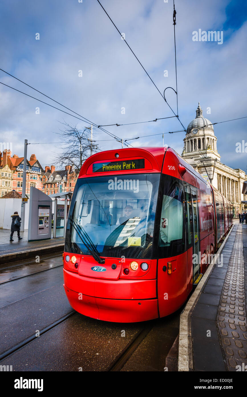 Nottingham tram hi-res stock photography and images - Alamy