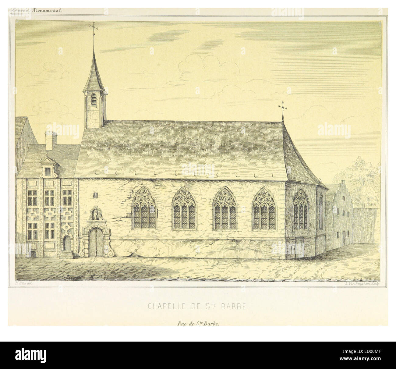 An 1860 illustration from Even’s work, depicting Tab. 57, a detailed ...