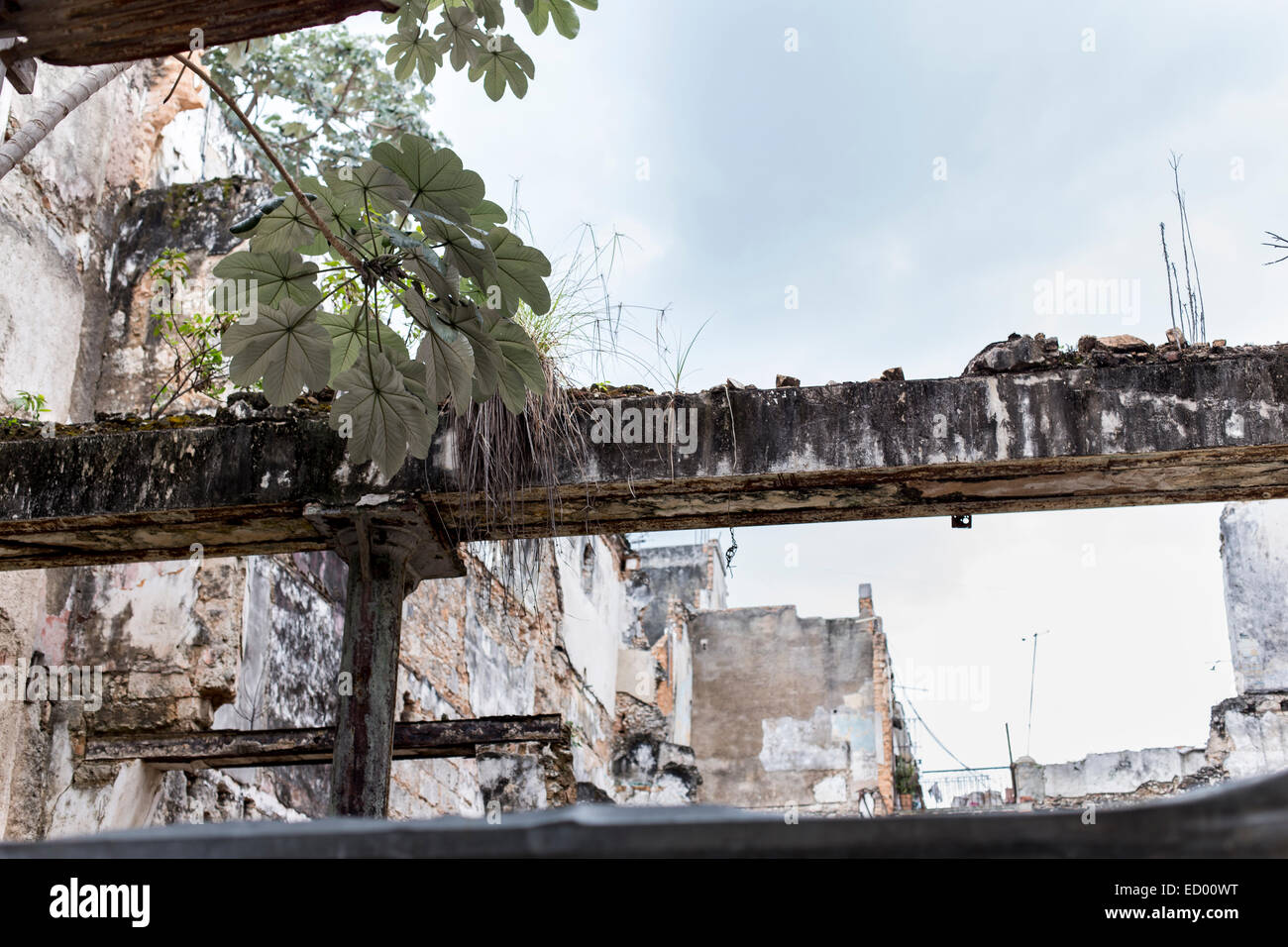 Old and shabby buildings in Havana, Cuba Stock Photo - Alamy