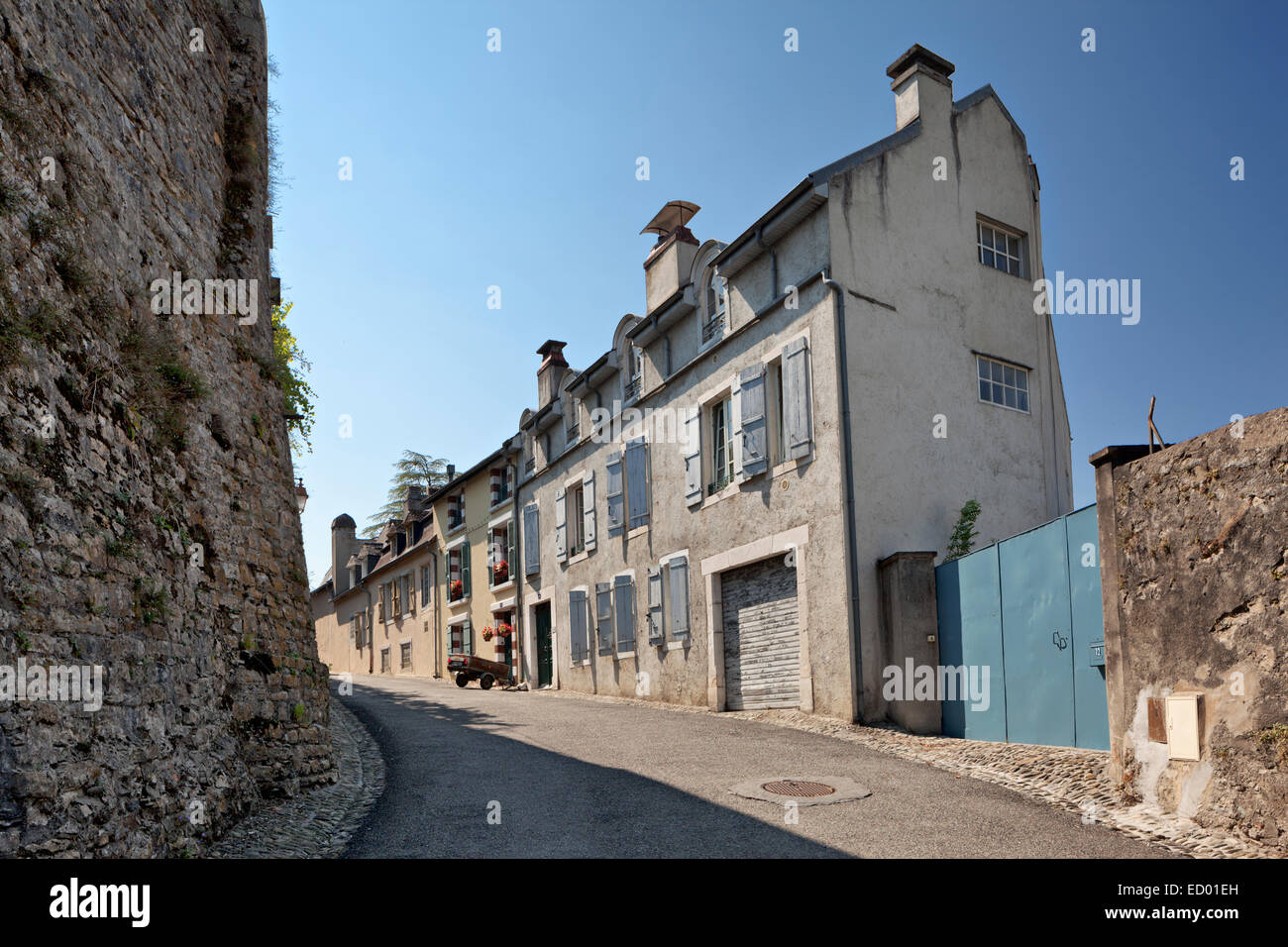 Street in Oloron-Sainte-Marie, France Stock Photo - Alamy