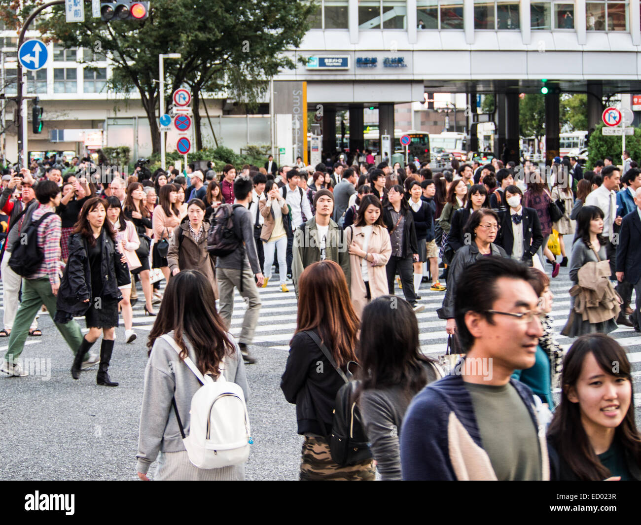 Pedestrian crossing in middle hi-res stock photography and images - Alamy