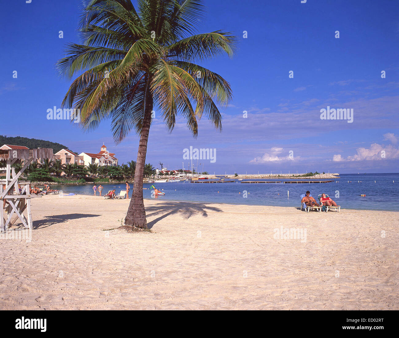 Beach view, Turtle (Ocho Rios Bay) Beach, Ocho Ríos, Saint Ann Parish ...