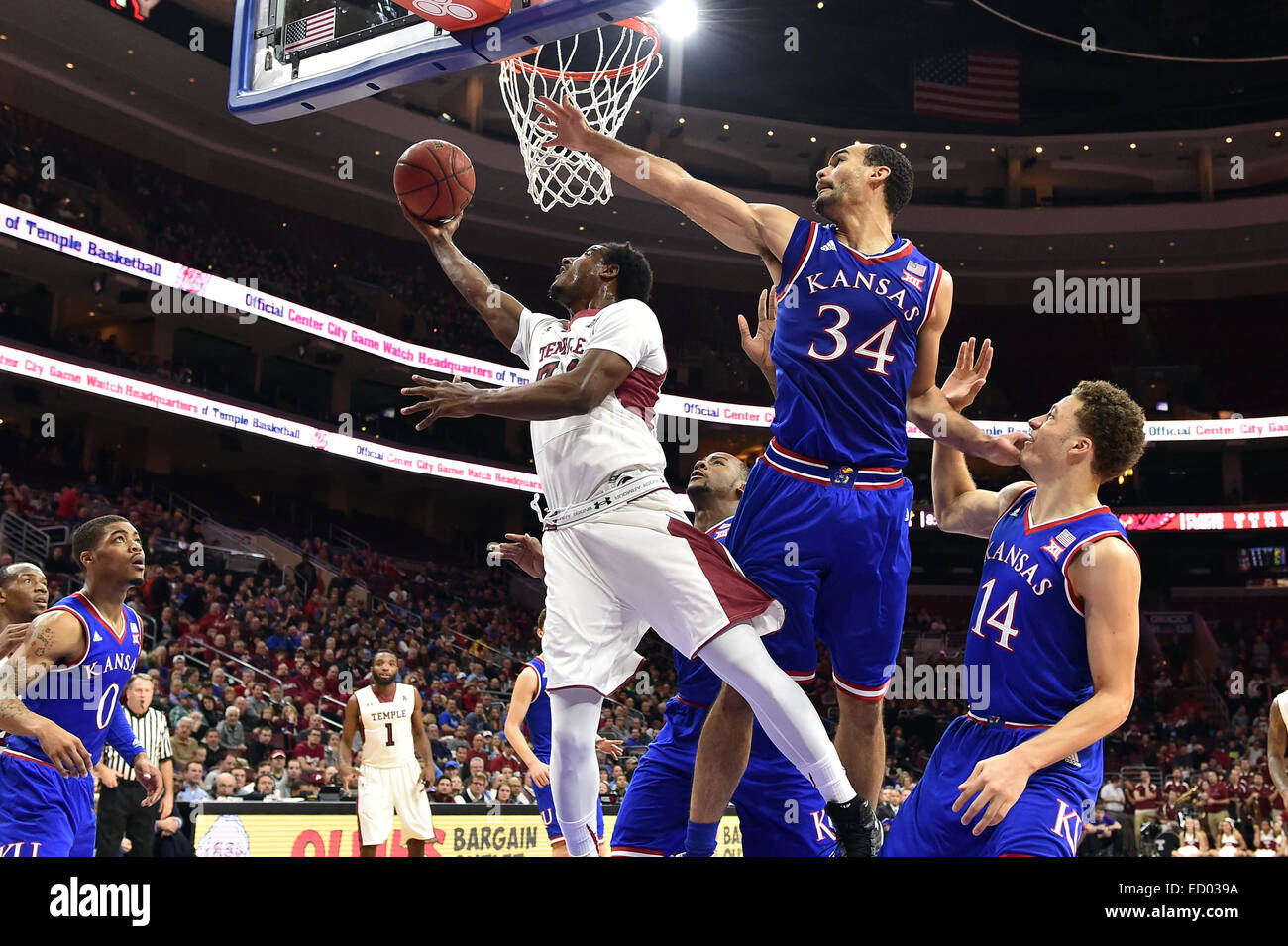 Philadelphia, PA, US. 22nd Dec, 2014. Temple Owls guard DEVIN COLEMAN ...