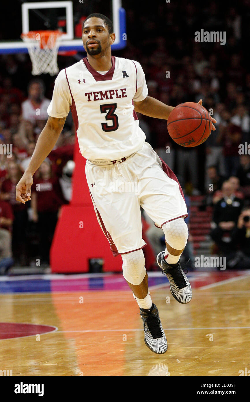 December 22, 2014: Temple Owls guard Jesse Morgan (3) in action during ...