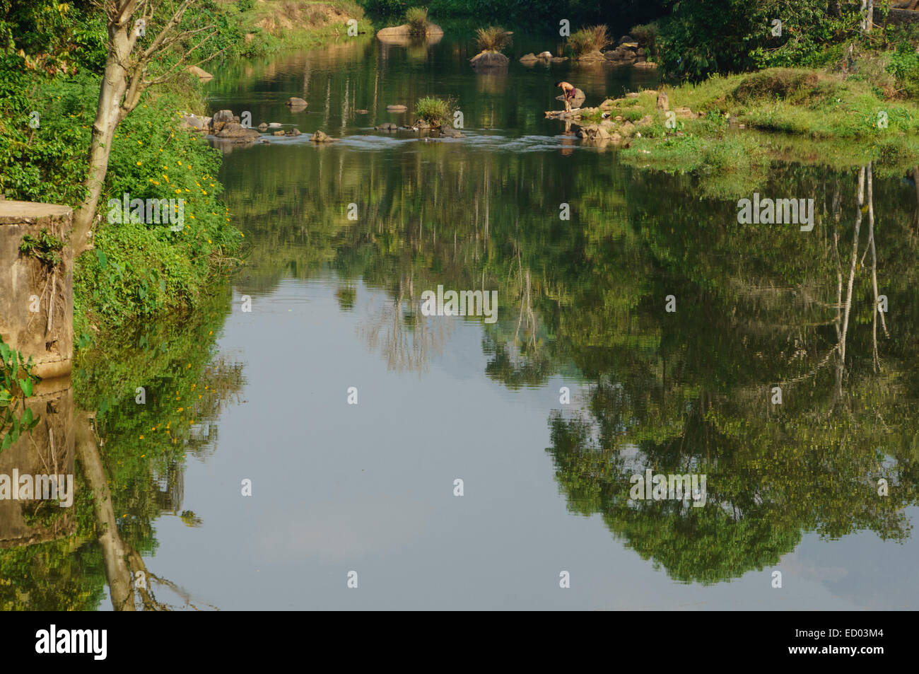 Kerala india munnar river hi-res stock photography and images - Alamy