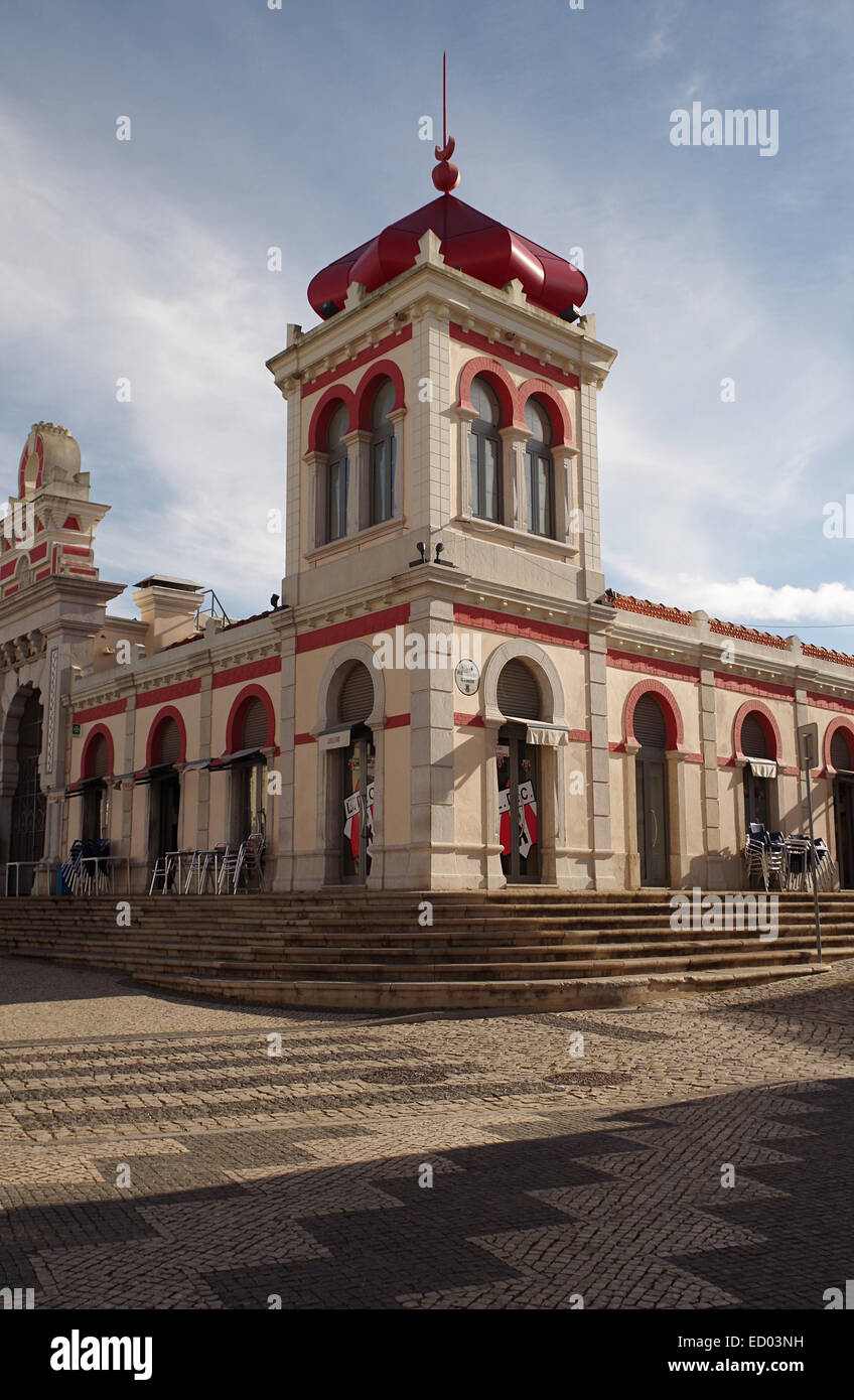 Loule's historic market, locally called: Mercado Municipal de Loulé, in ...