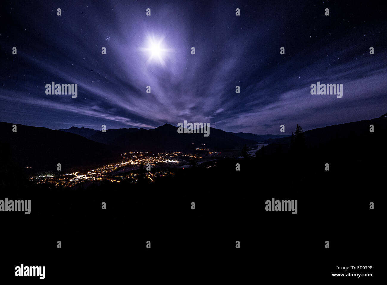 Night scape hi-res stock photography and images - Alamy