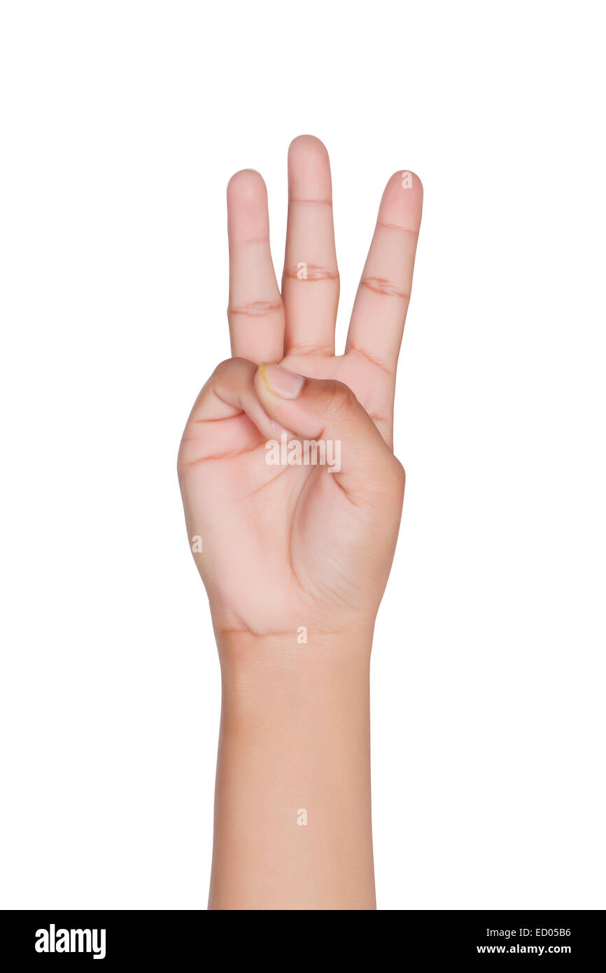 Number 1 hand gesture hi-res stock photography and images - Alamy