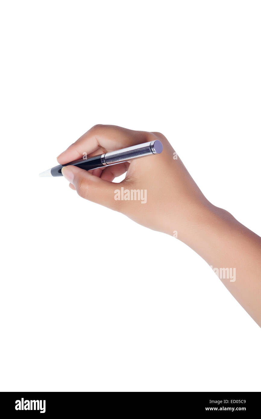 Hand business lady signing hi-res stock photography and images - Alamy