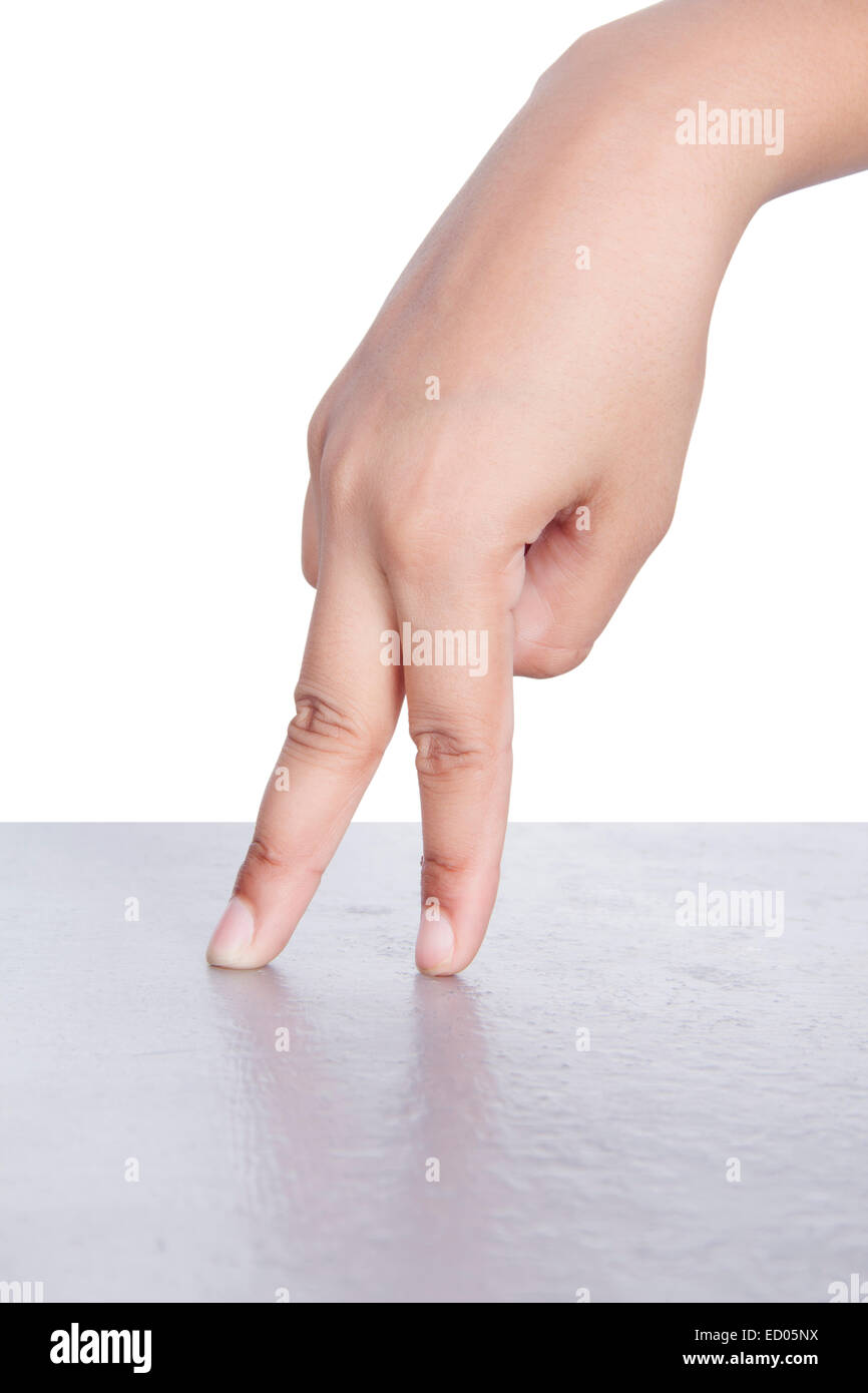 Hand on tables hi-res stock photography and images - Alamy