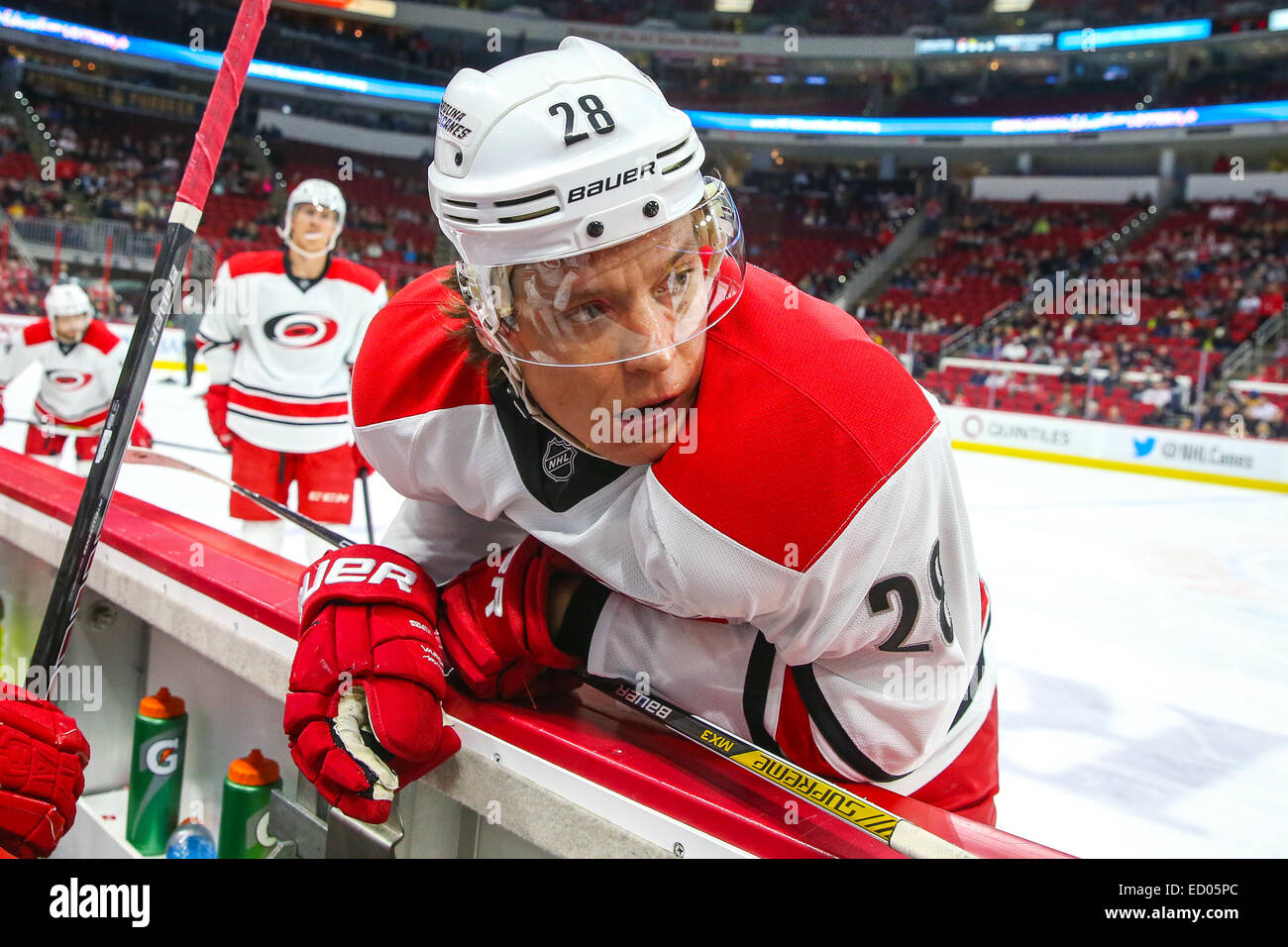 Carolina Hurricanes right wing Alexander Semin (28) during the NHL game ...