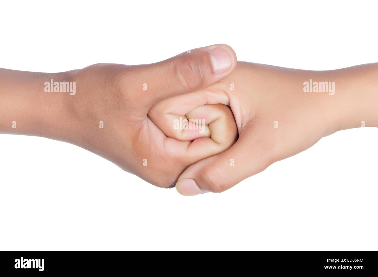 2 Friend Hand Support part of Stock Photo - Alamy