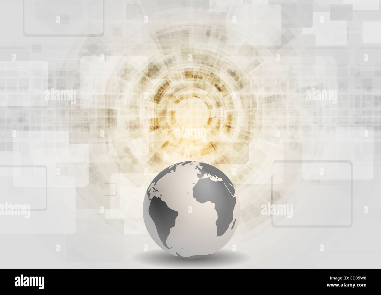 Light grey grunge tech background. Vector illustration eps 10 Stock ...