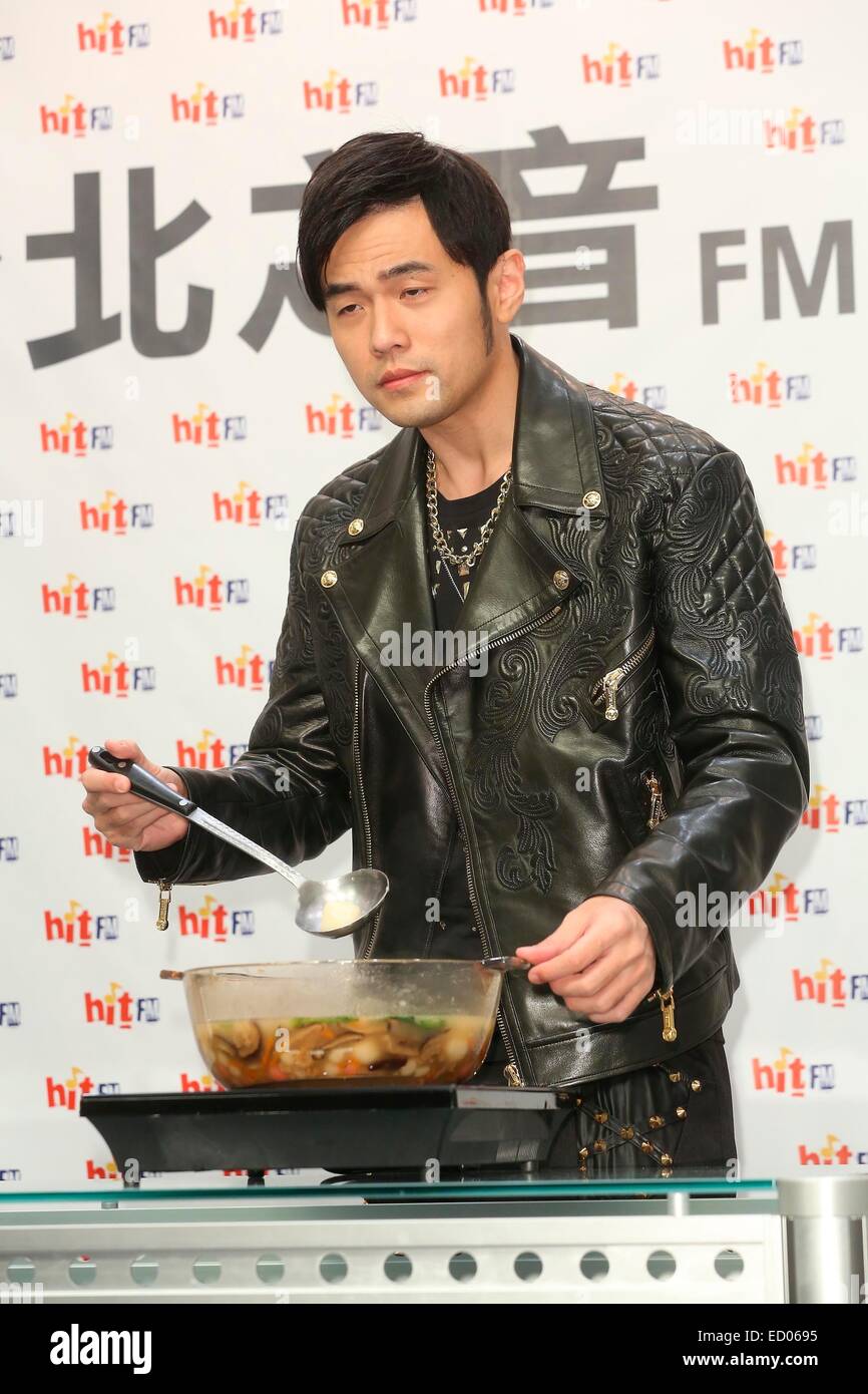 Taipei, Taiwan, China. 22nd Dec, 2014. Jay Chou attends Hit FM ...