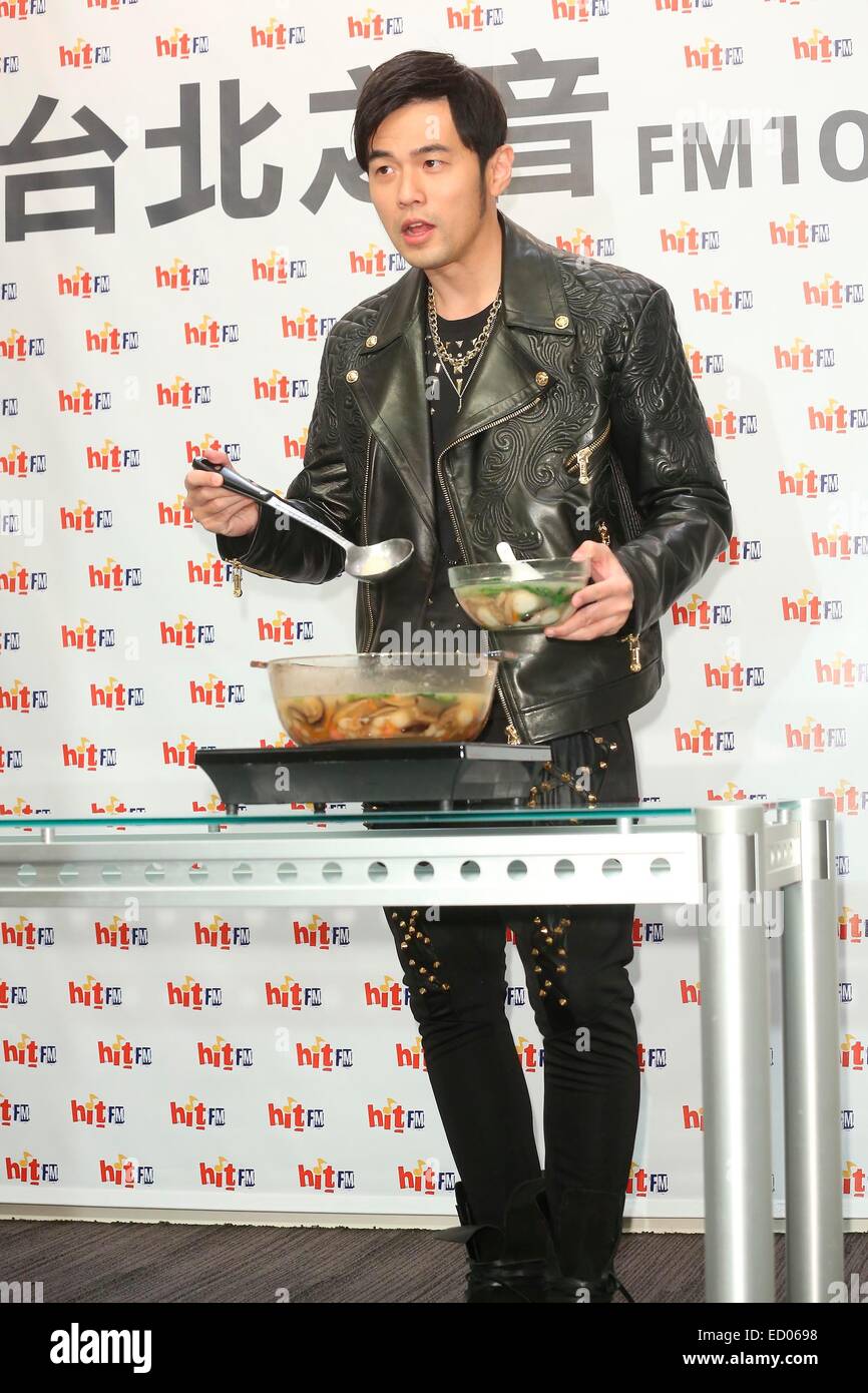 Taipei, Taiwan, China. 22nd Dec, 2014. Jay Chou attends Hit FM ...