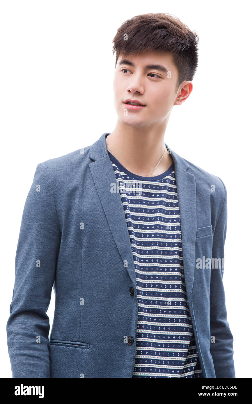 Portrait of young man Stock Photo - Alamy