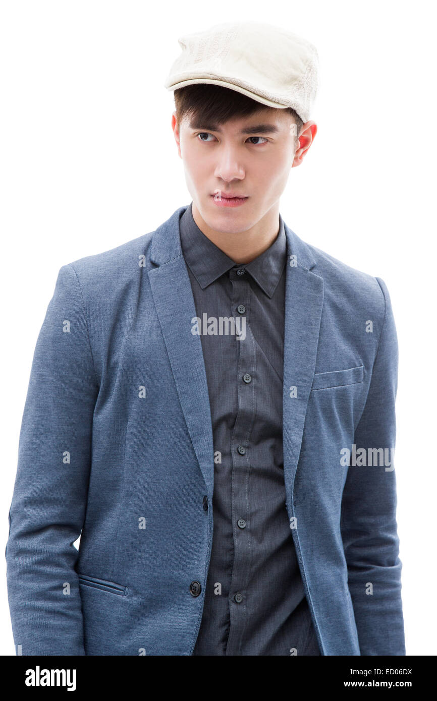 Portrait of young man Stock Photo - Alamy