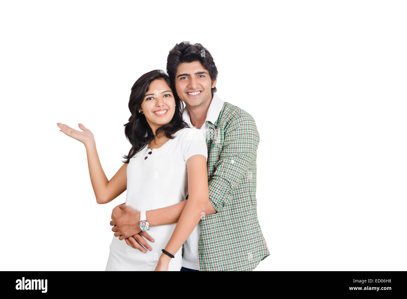 indian Beautiful Couple Romance Stock Photo - Alamy