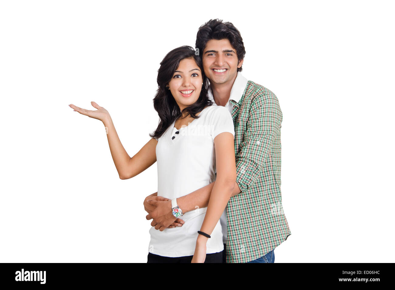 indian Beautiful Couple Romance Stock Photo - Alamy