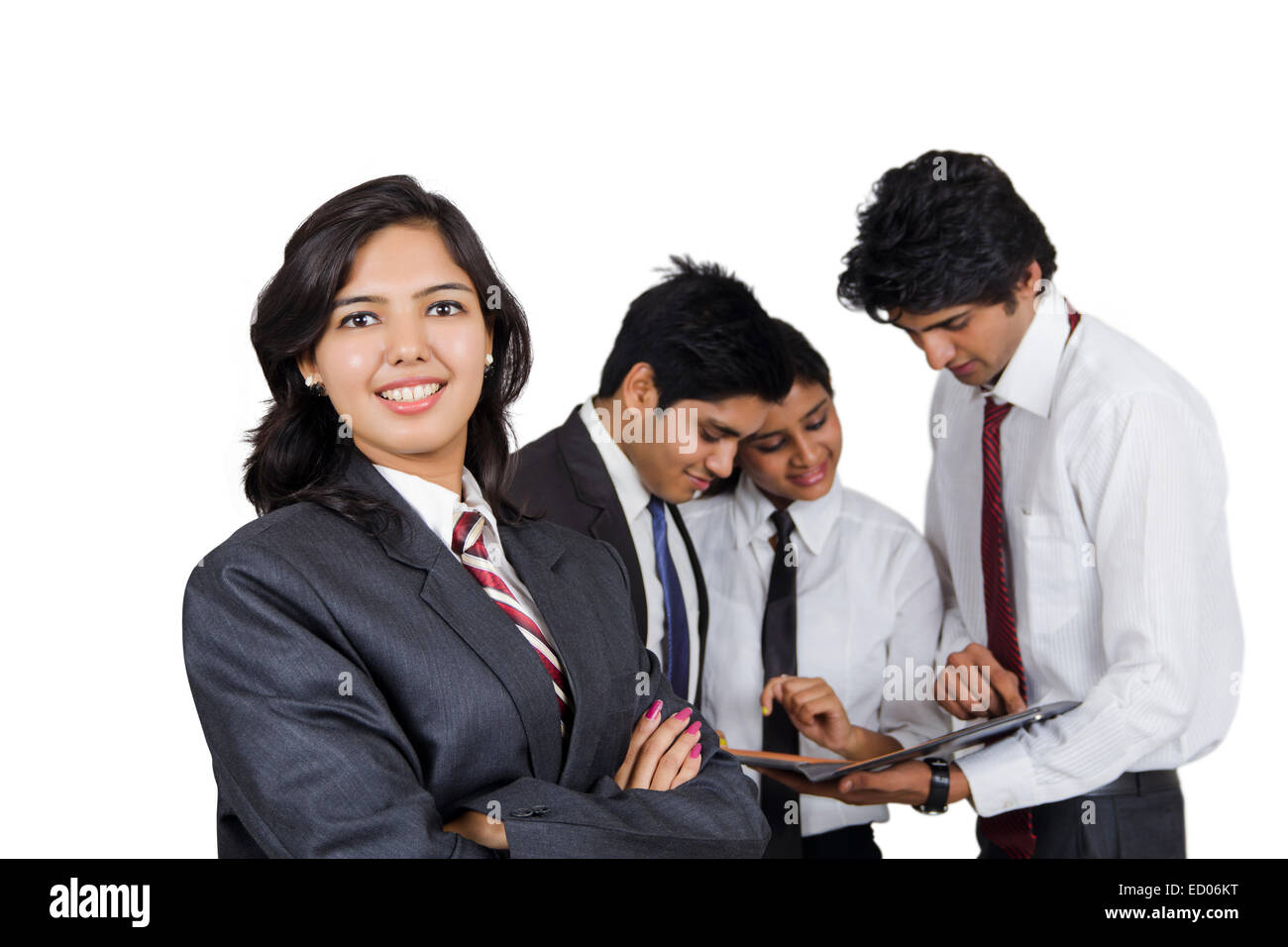 indian Business Employee Team Stock Photo - Alamy