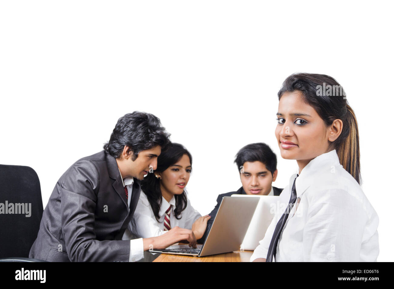 indian Business Employee Office Working Stock Photo - Alamy