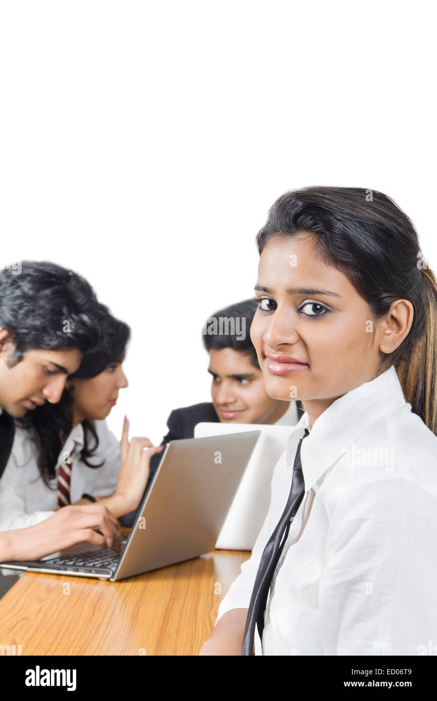 indian Business Employee Office Working Stock Photo - Alamy