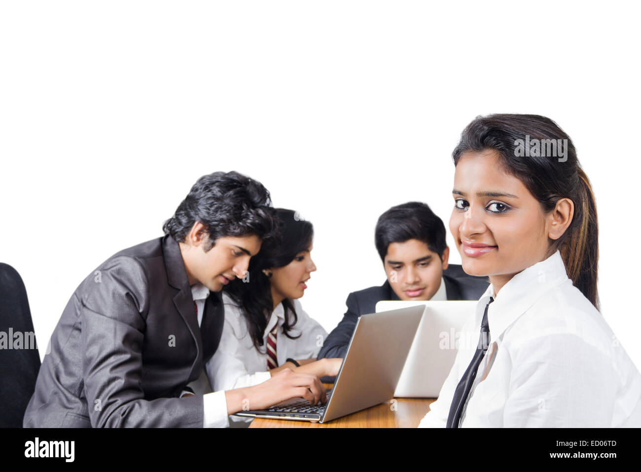 indian Business Employee Office Working Stock Photo - Alamy