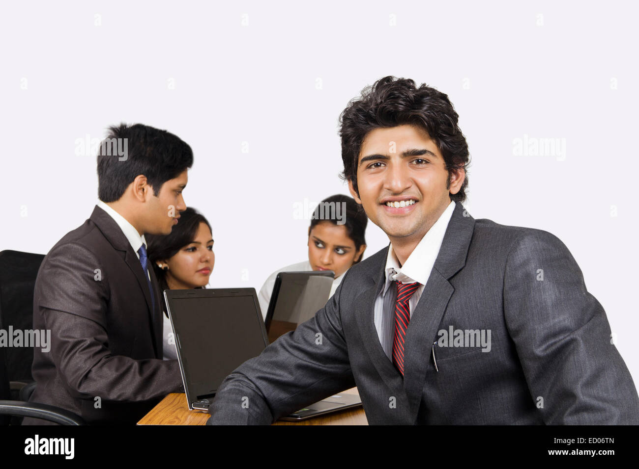 indian Business Employee Office Working Stock Photo - Alamy