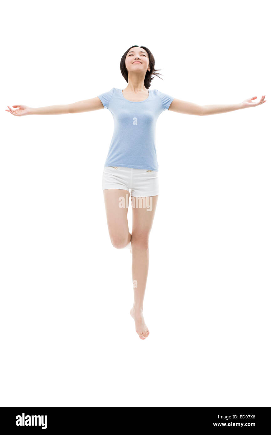 Modern chinese woman in Cut Out Stock Images & Pictures - Alamy