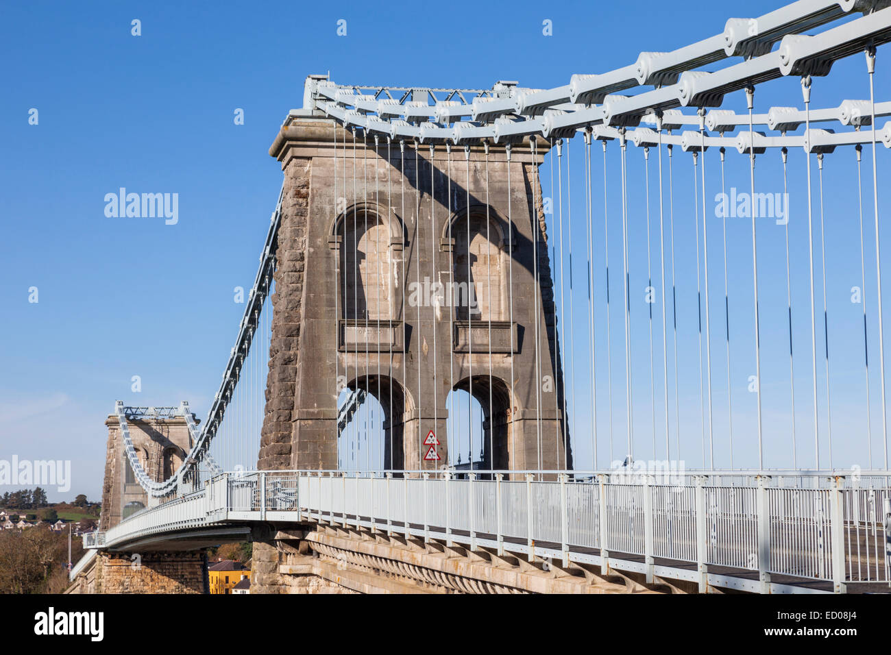Wales, Bangor, Menai Straits Bridge Stock Photo - Alamy