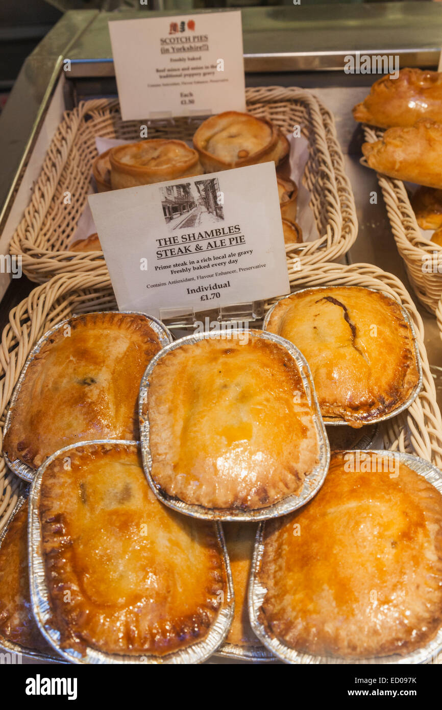 England, Yorkshire, York, The Shambles Medieval Shopping Street ...